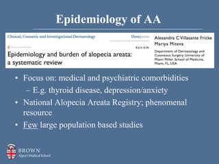Prevalence of Alopecia Areata Differs by Race in Two Large Cohorts | PPT