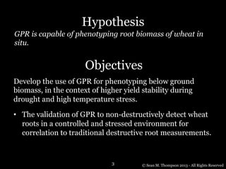 Estimating wheat root biomass using ground penetrating radar | PDF ...