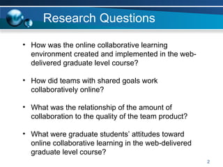 A case study of online collaborative learning | PPT