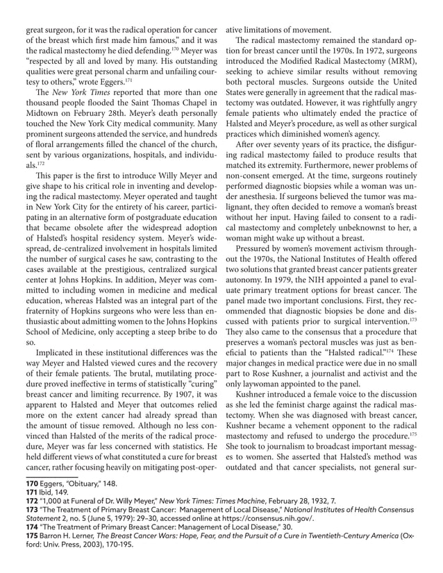 Statues of Liberty: Willy Meyer, William Halsted, and the Development ...