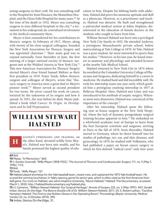 Statues of Liberty: Willy Meyer, William Halsted, and the Development ...