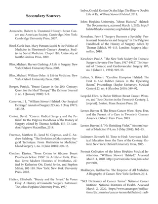 Statues of Liberty: Willy Meyer, William Halsted, and the Development ...