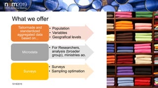 Income generating activities and its role in national statistical ...