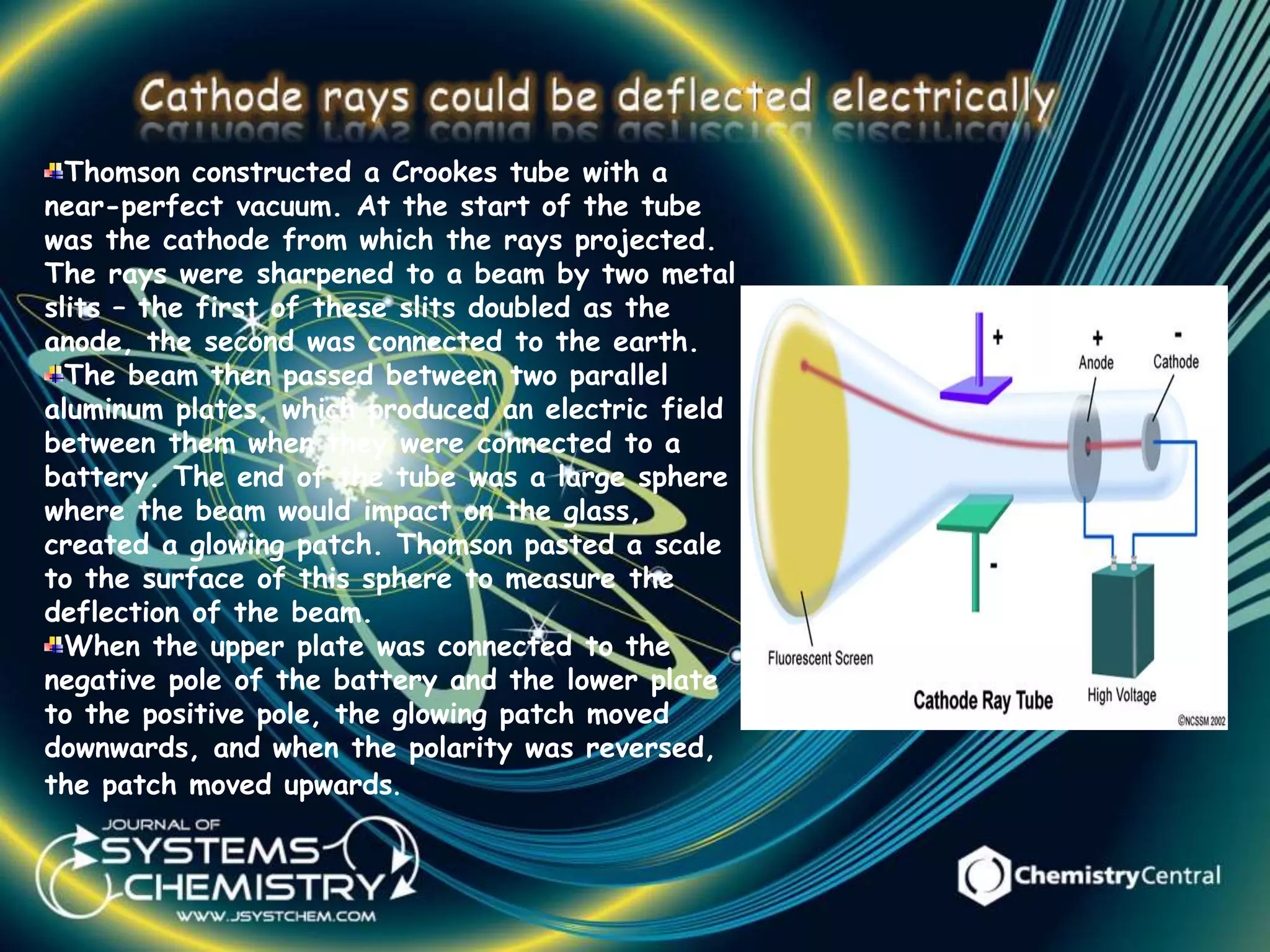 J.J.Thomson's model of an atom | PPTX
