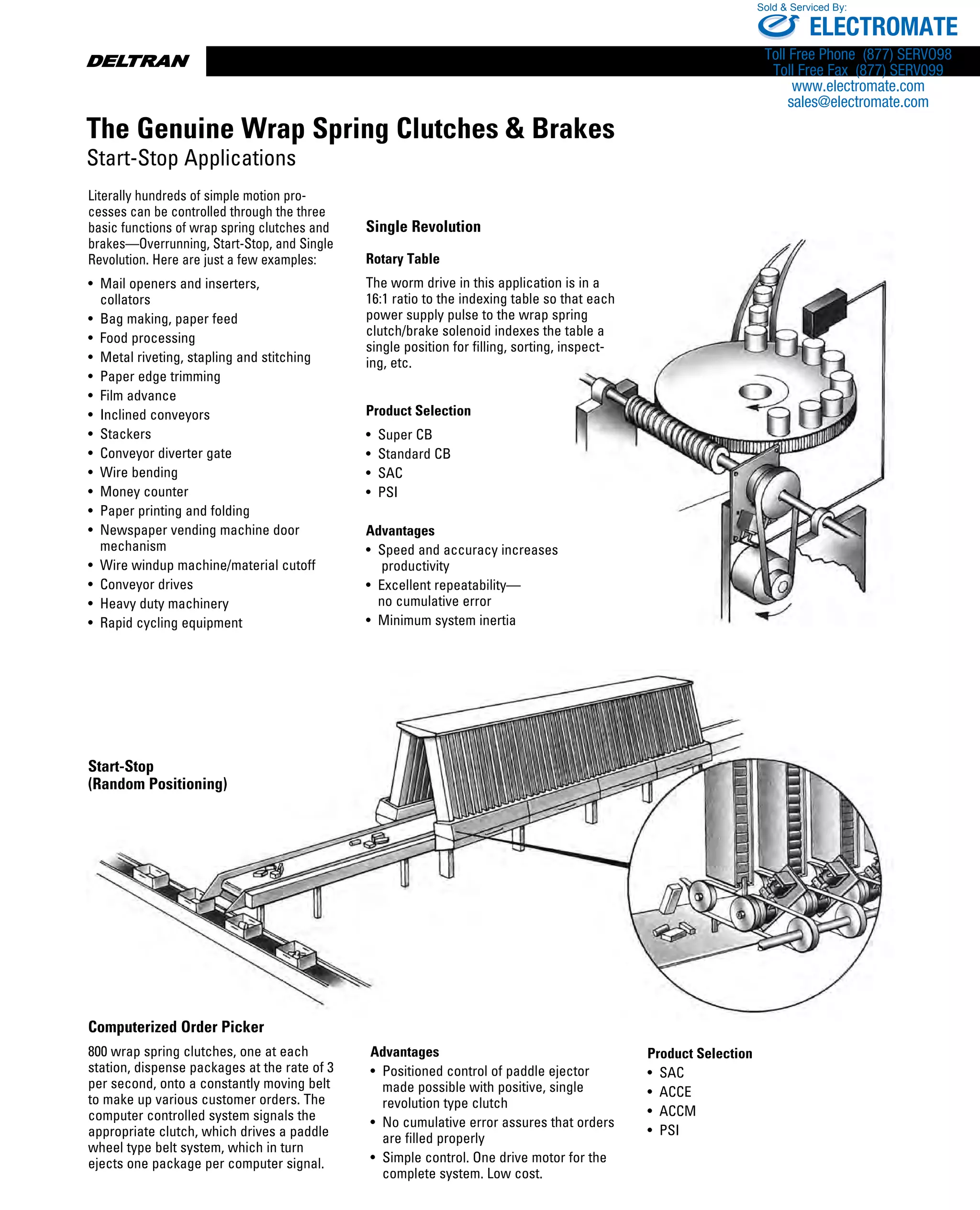 Thomson Linear Clutches & Brakes | PDF