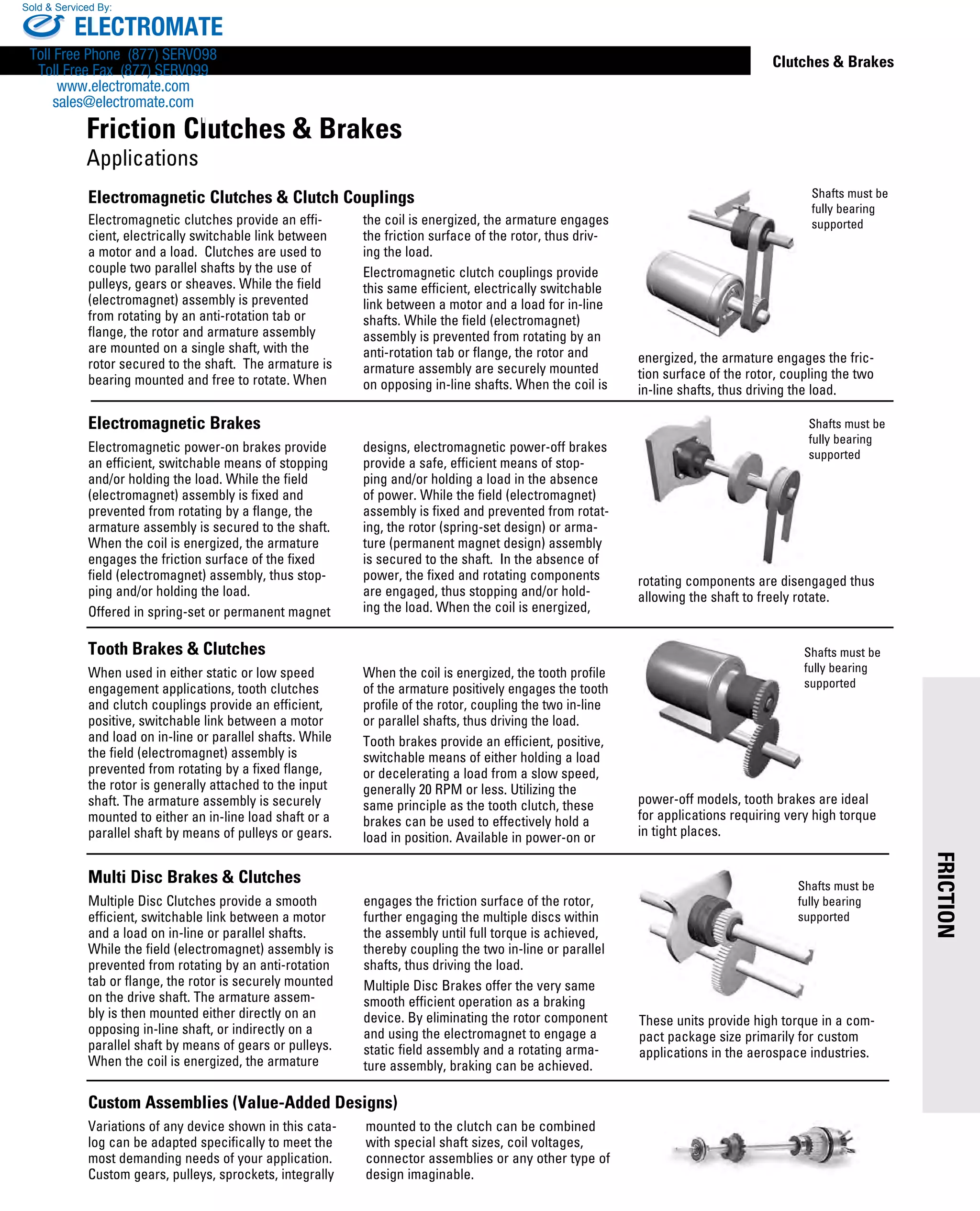 Thomson Linear Clutches & Brakes | PDF
