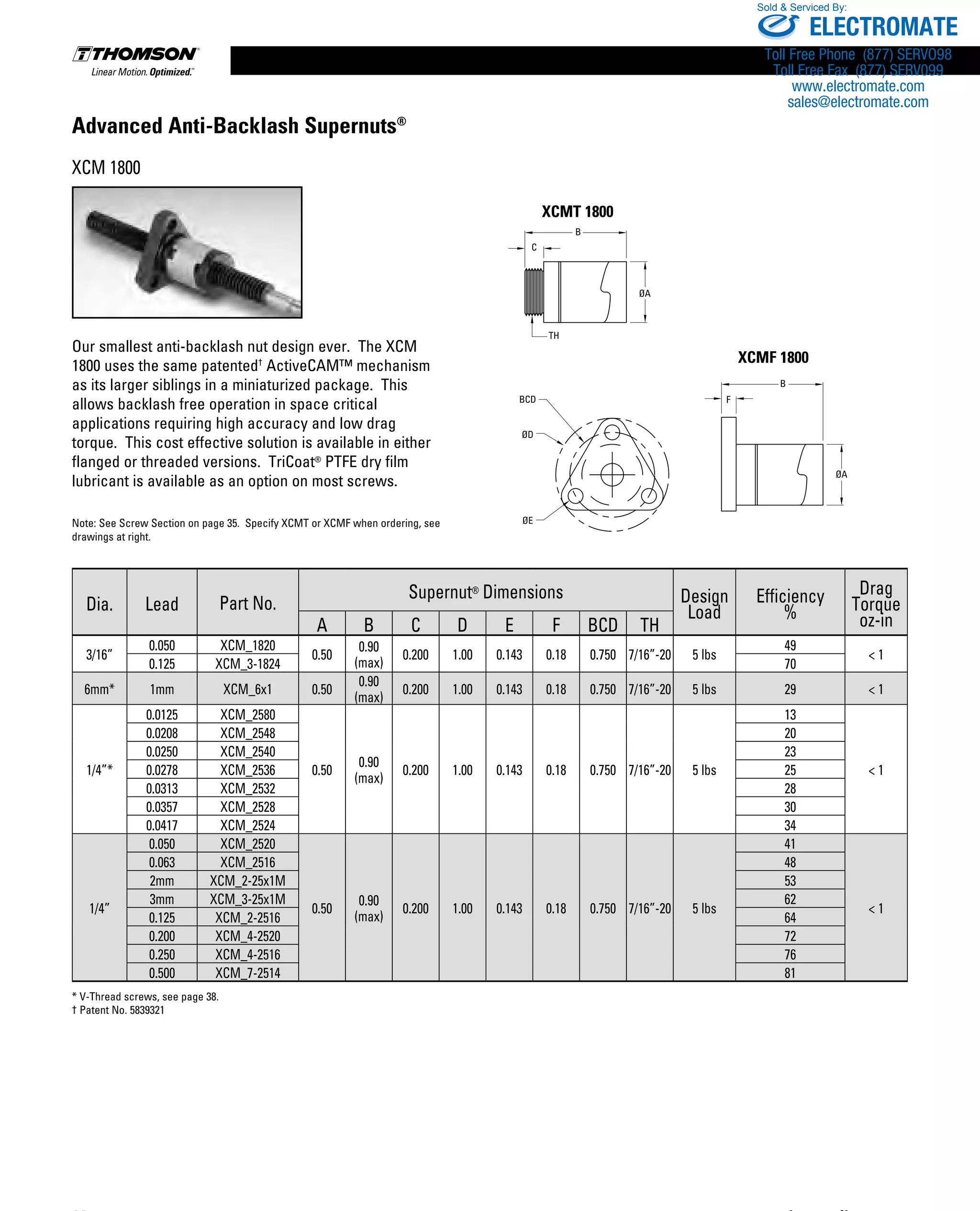 Thomson Linear Lead Screws, Ball Screws and Ball Splines | PDF