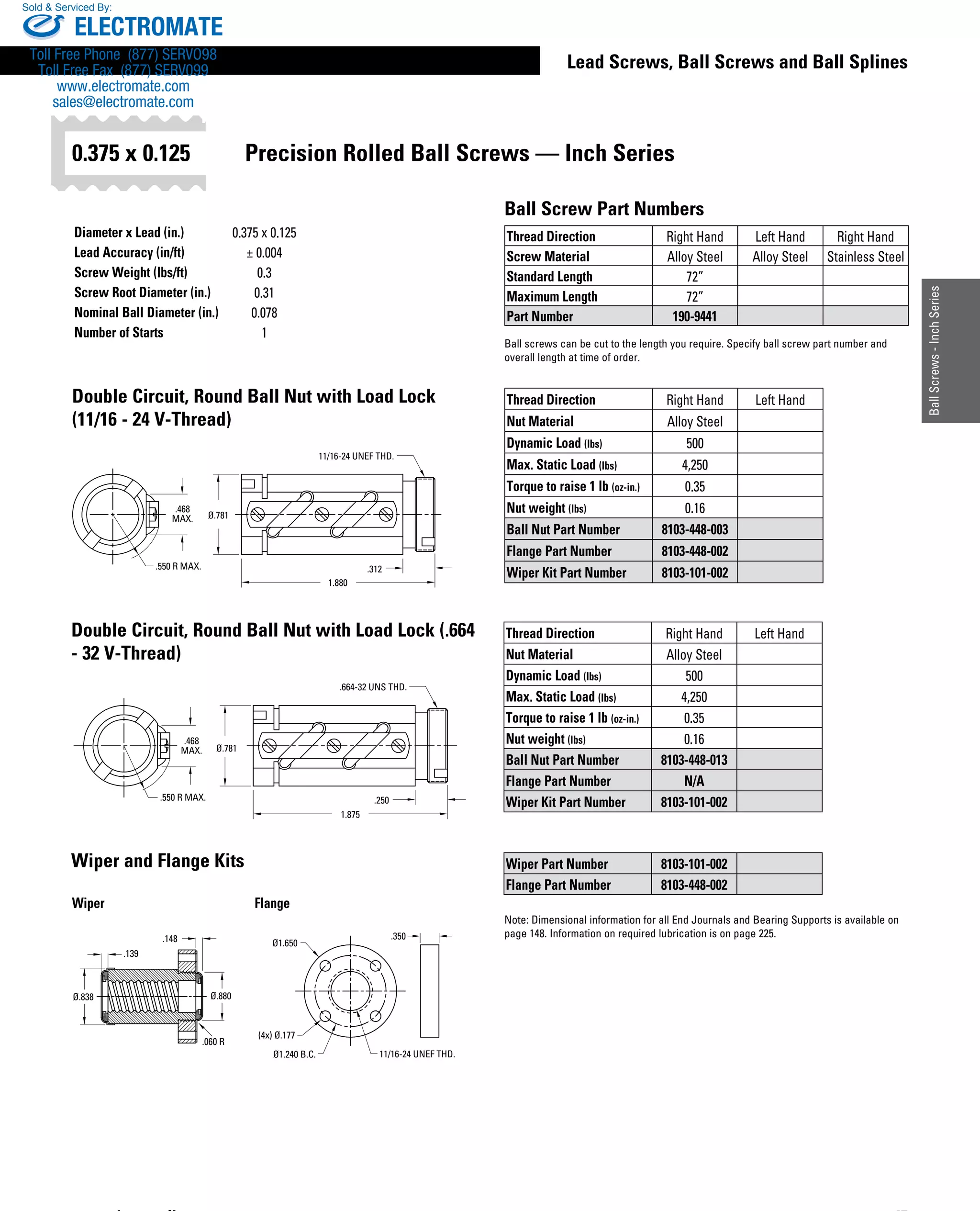 Thomson Linear Lead Screws, Ball Screws and Ball Splines | PDF