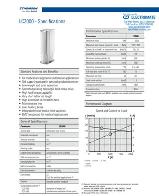 Thomson lifting columns_catalog | PDF