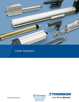 Thomson Actuator Catalog - Catalog Library