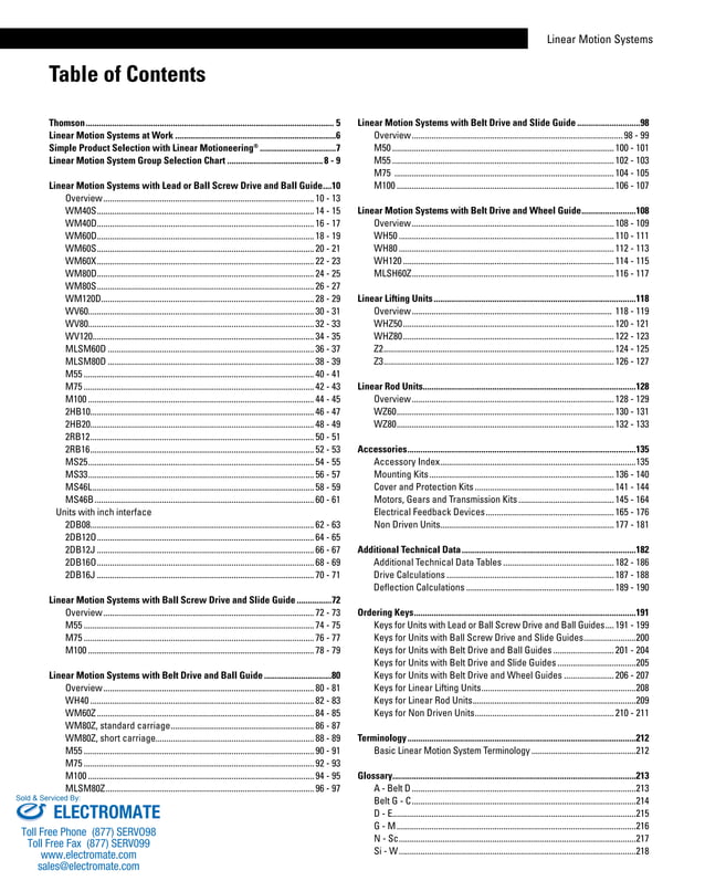 Thomson Linear Motion Systems | PDF