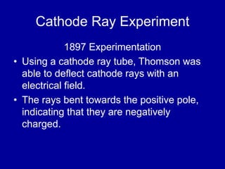 Thomson Model of the Atom.ppttttttttttttt | PPT