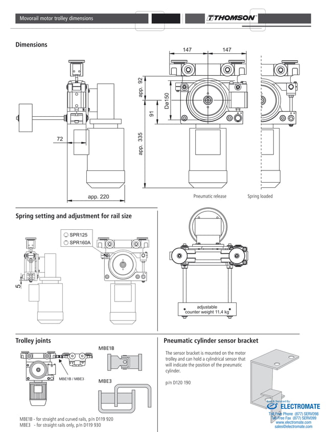 Thomson Linear Movorail Components | PDF