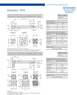 Thomson PC Series Precision Linear Actuators | PDF