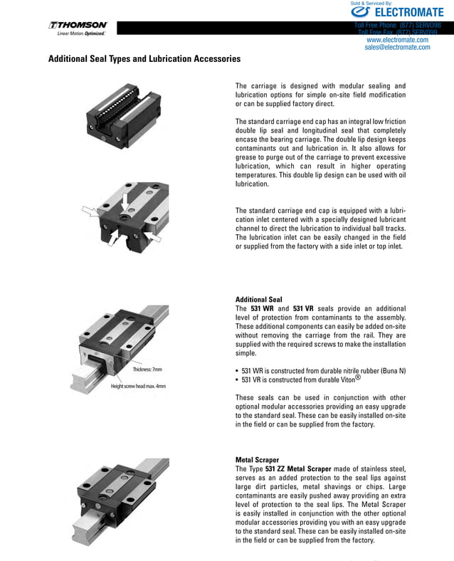 Thomson profile rail_linear_guides_catalog | PDF