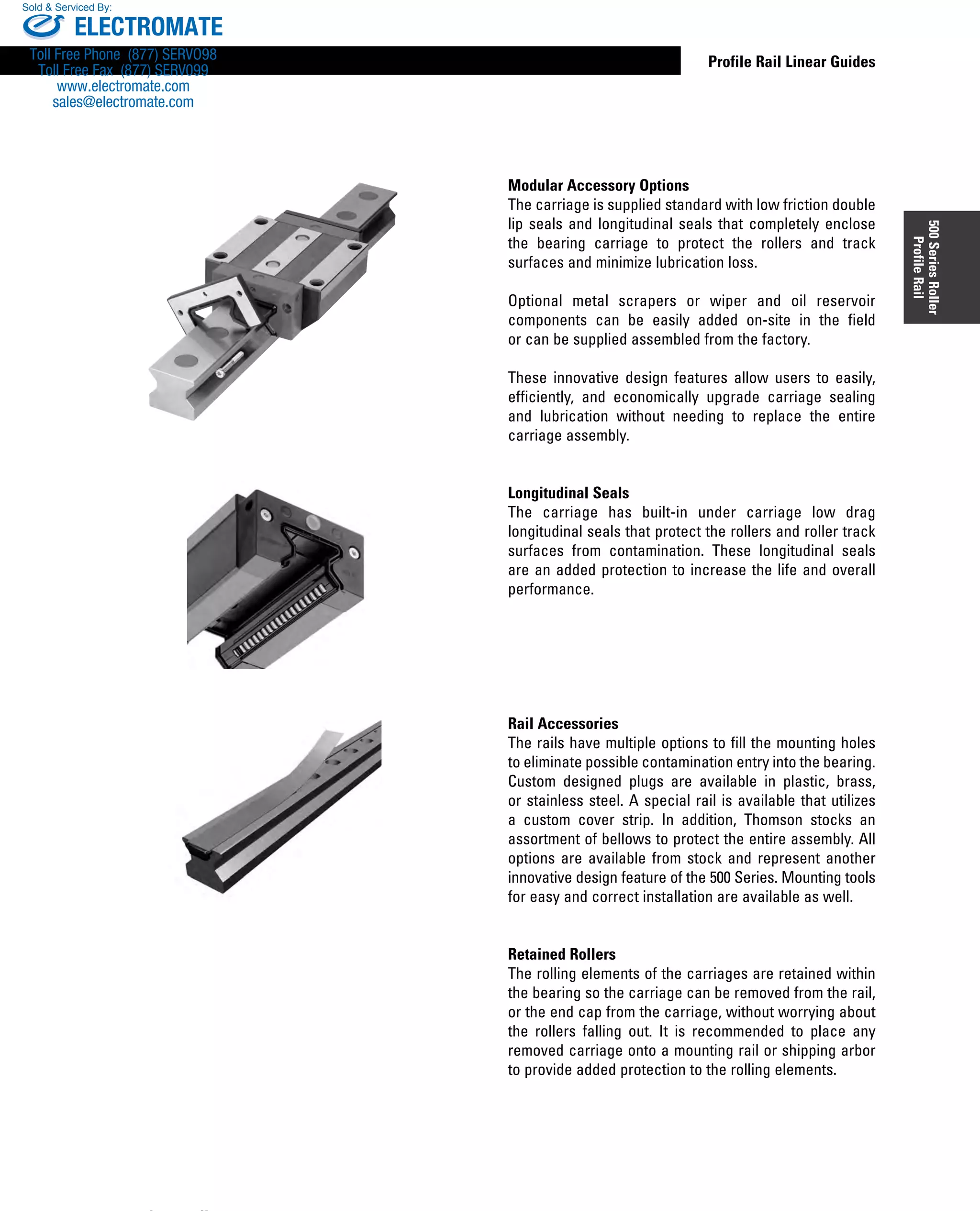 Thomson Profile Rail Linear Guides | PDF