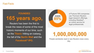 Thomson Reuters company overview | PDF