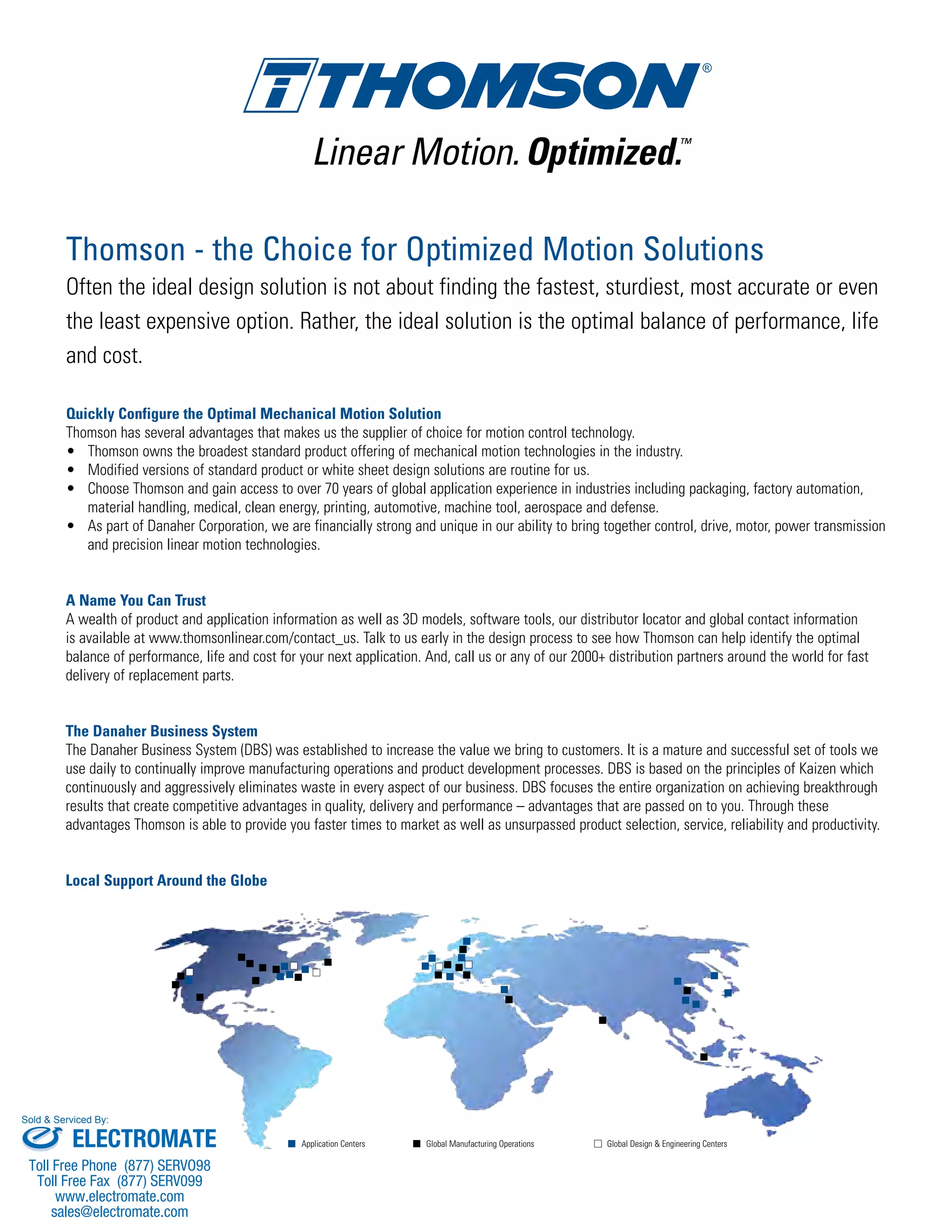 Thomson RoundRail Linear Guides | PDF