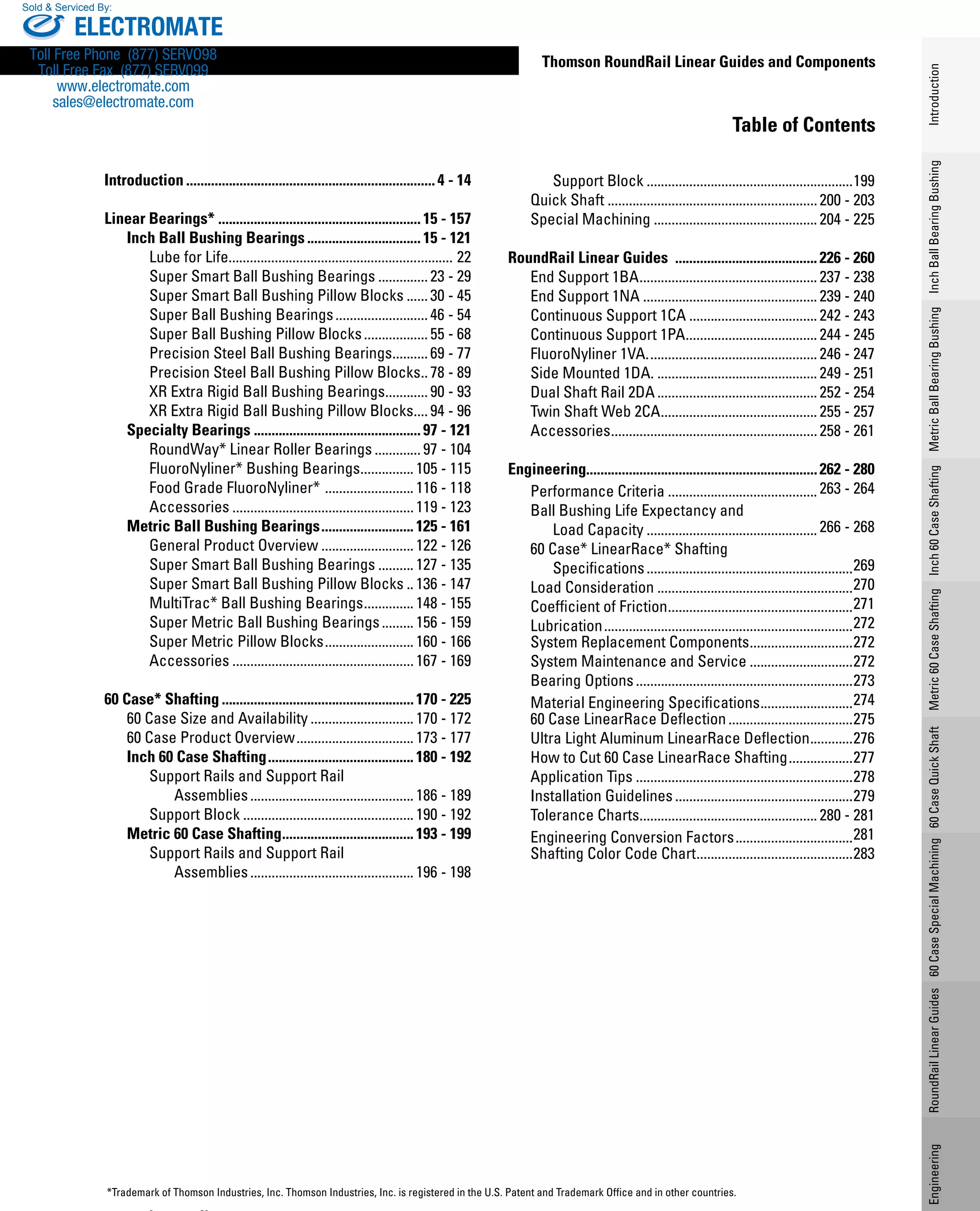 Thomson RoundRail Linear Guides | PDF