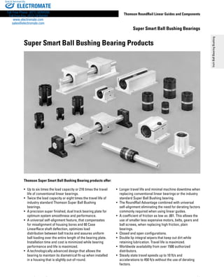 Thomson RoundRail Linear Guides | PDF