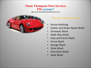 Fleet services and systems | PPT