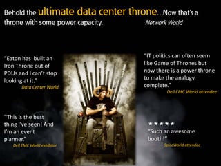 Follow the Eaton ePDU G3 Throne | PDF