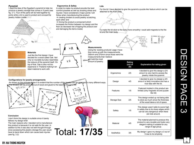 Final IGCSE DT coursework | PPTX | Jewelry Making | Arts and Crafts