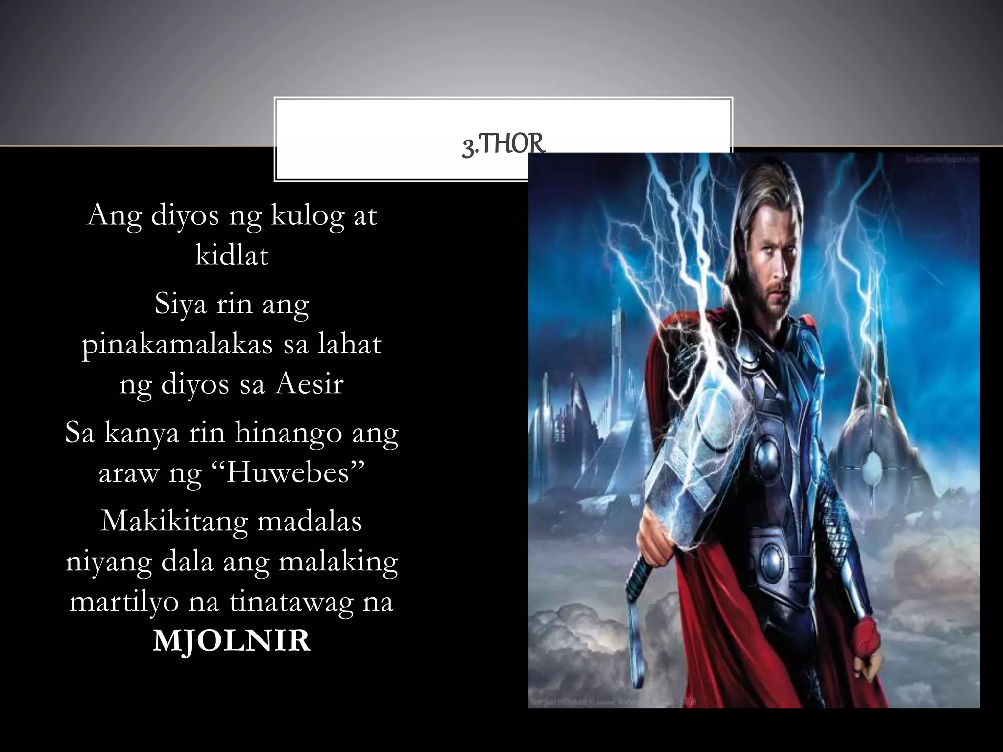 Sina Thor at Loki sa Lupain ng mga Higante | PPTX