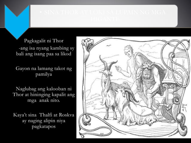Sina Thor at Loki sa Lupain ng mga Higante | PPTX