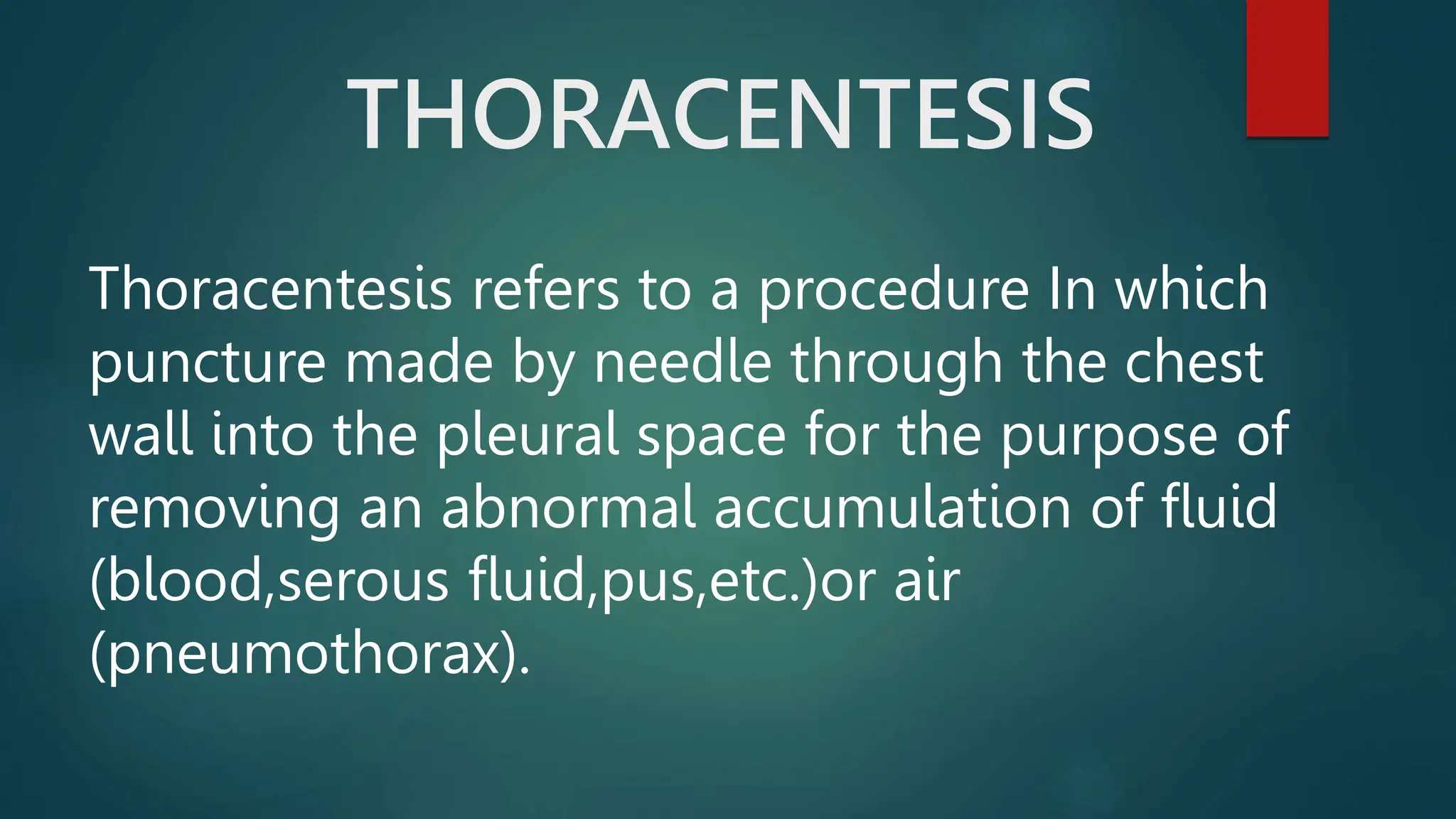 Procedure Practical - thoracentesis.pptx
