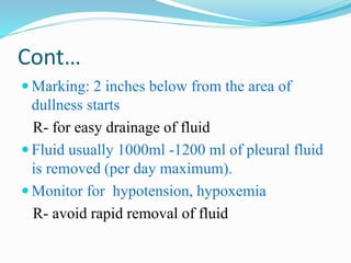 Thoracentesis 12 june 2020 | PPTX