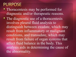 Thoracentesis | PPTX
