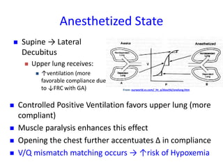 Thoracic anaesthesia One lung ventilation | PPTX