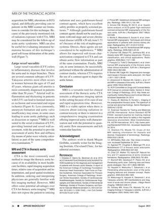 Thoracic aorta mri nice | PDF