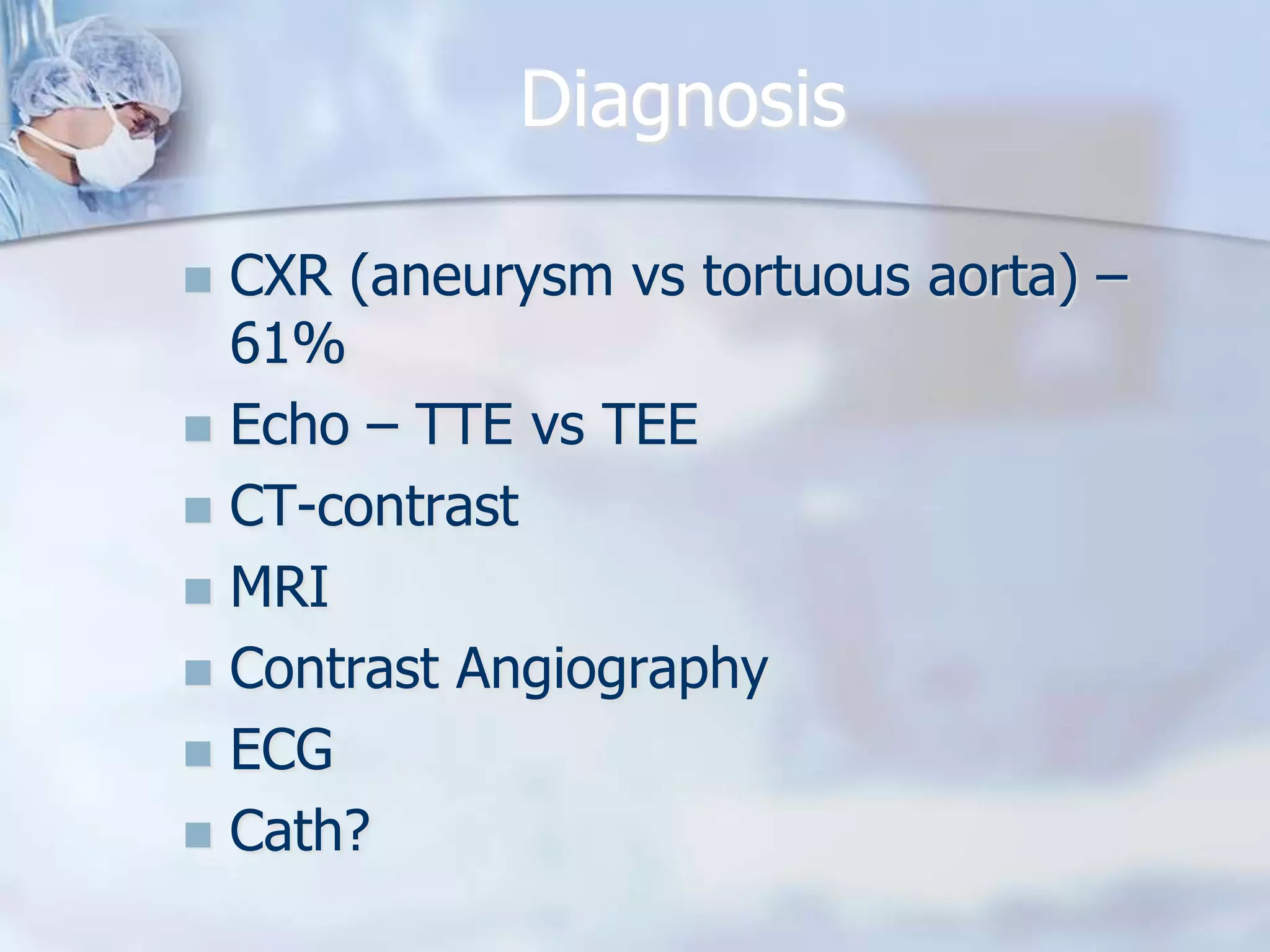 Thoracic aortic aneurysm | PPTX