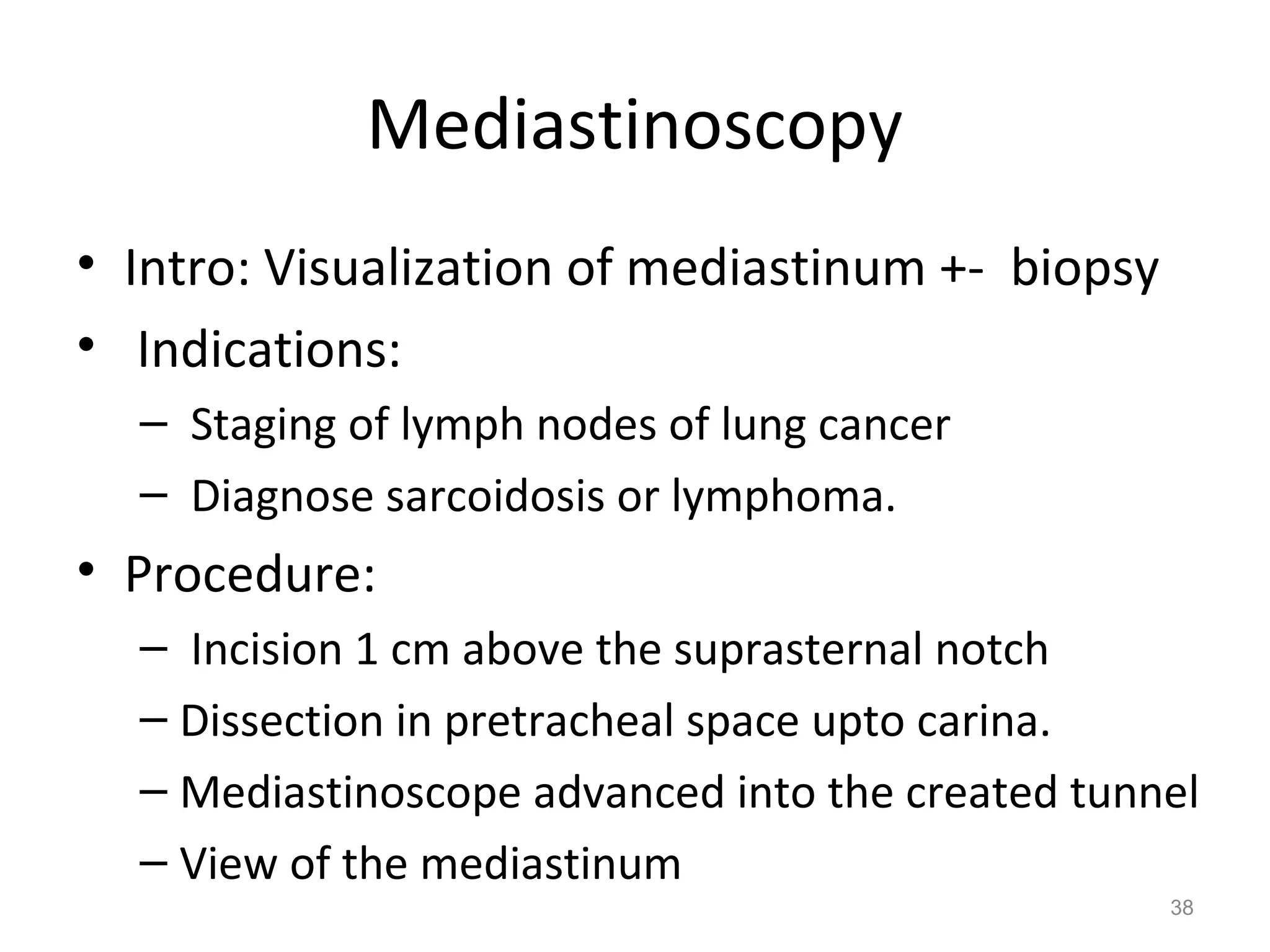Thoracic cavity & mediastinum | PPT
