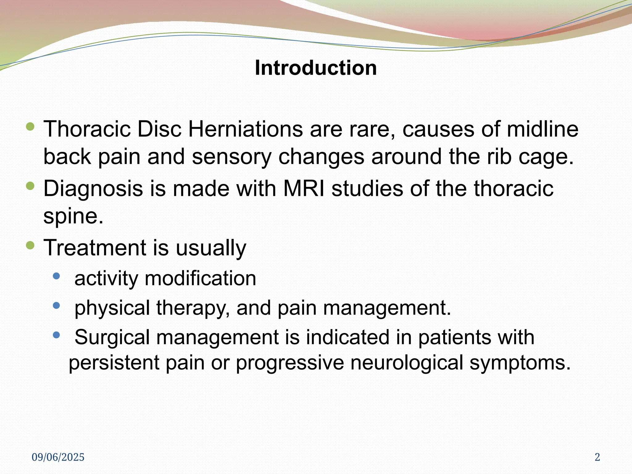 Thoracic disc herniation.pptx. Dr Hashmatullah Zia Ms ortho and ...