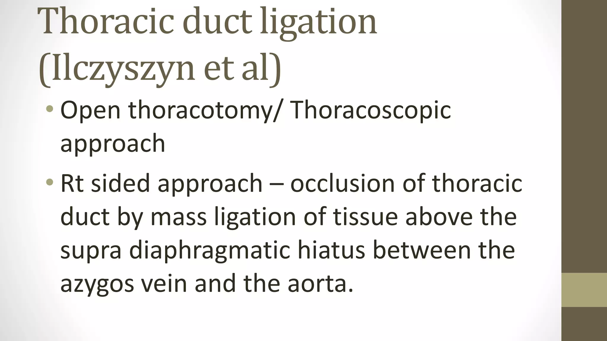 Thoracic duct injury in neck dissection | PPTX