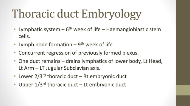 Thoracic duct injury in neck dissection | PPTX | Lung and Respiratory Health | Diseases and ...