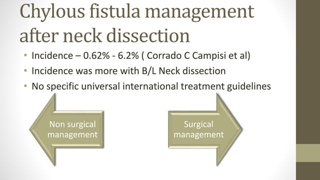 Thoracic duct injury in neck dissection | PPTX | Lung and Respiratory ...