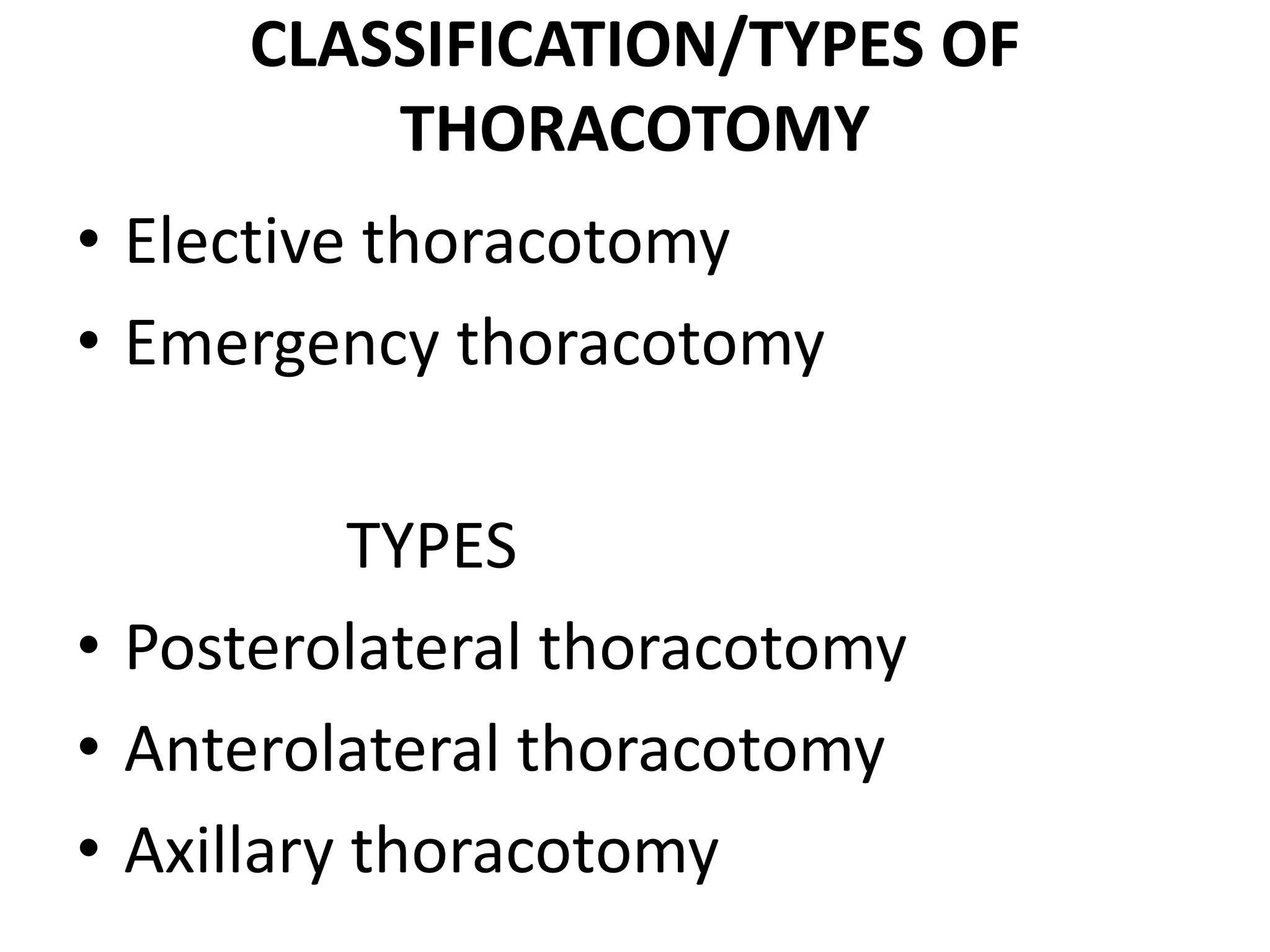 THORACIC INCISIONS a powerpoint for general surgeons | PPTX