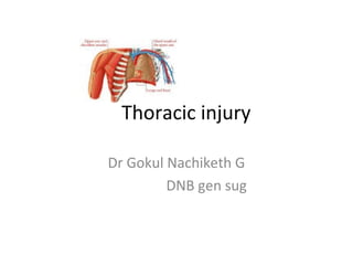 Thoracic injury | PPT