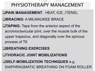 Thoracic kyphosis/ Thoracic hyperkyphosis | PPTX