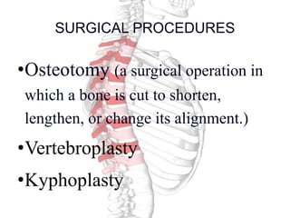 Thoracic kyphosis/ Thoracic hyperkyphosis | PPT