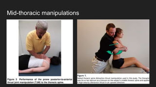 Thoracic manipulation for neck pain | PPTX