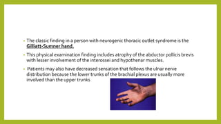 Thoracic outlet | PPTX