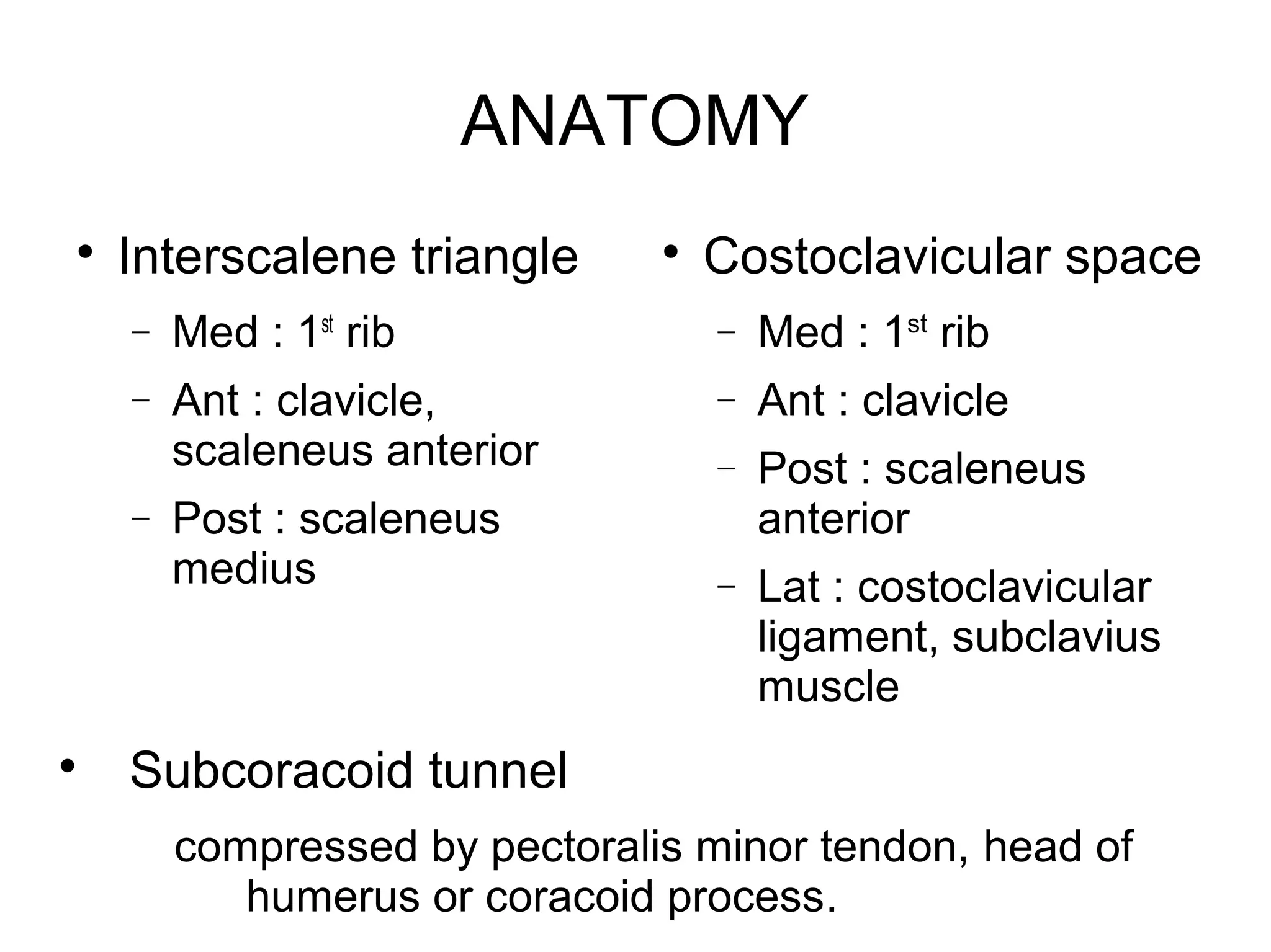 Thoracic outlet syndrome | PPT