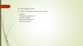 Thoracic outlet syndrome | PPT