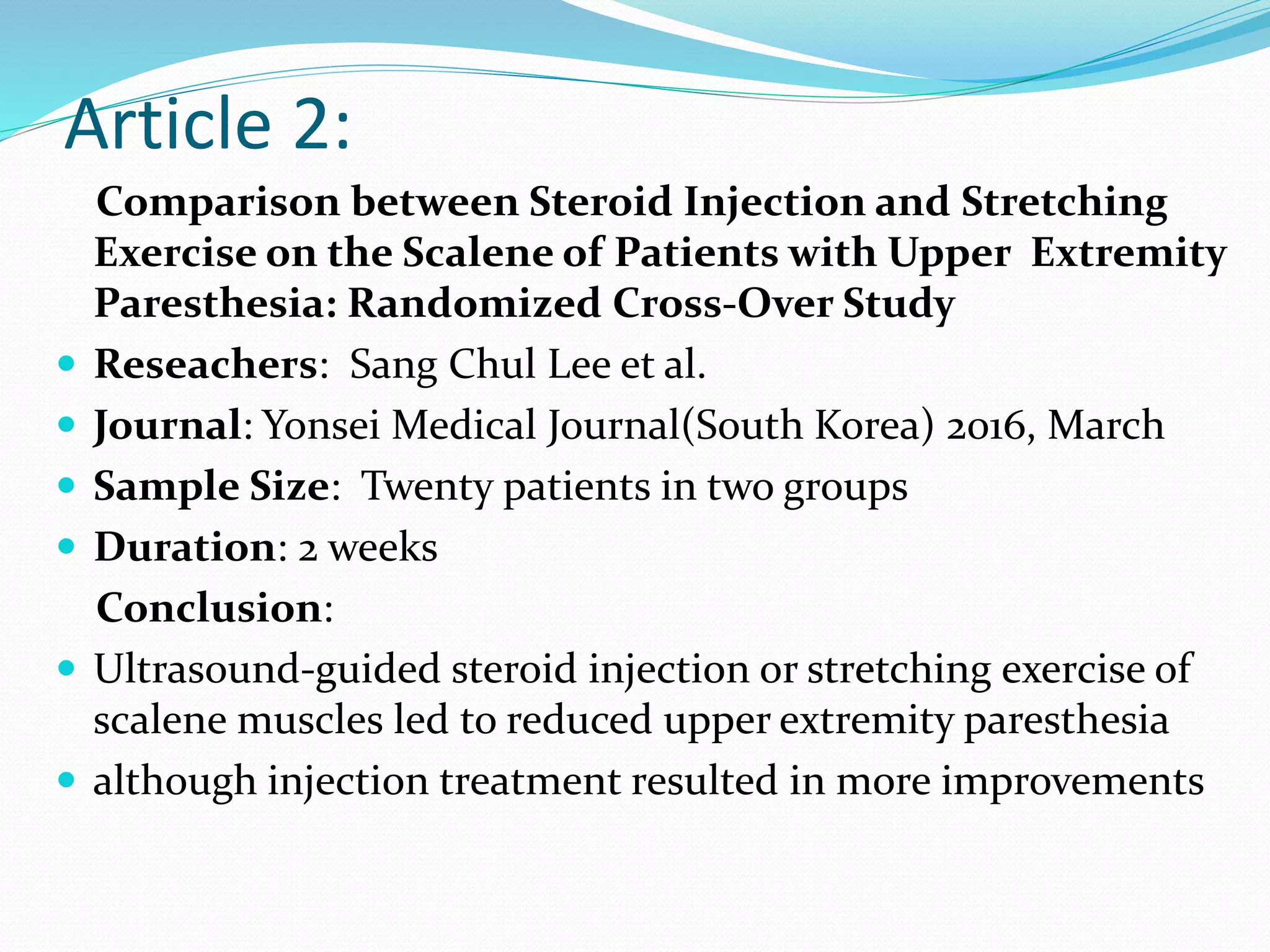 Thoracic outlet syndrome/ TOS | PPTX