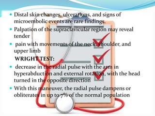 Thoracic outlet syndrome/ TOS | PPTX